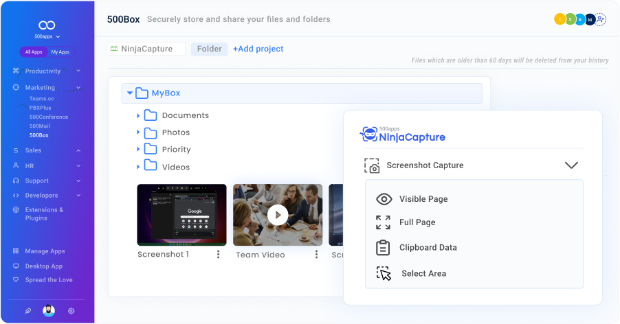 Cloud File Storage | 500Box by 500apps